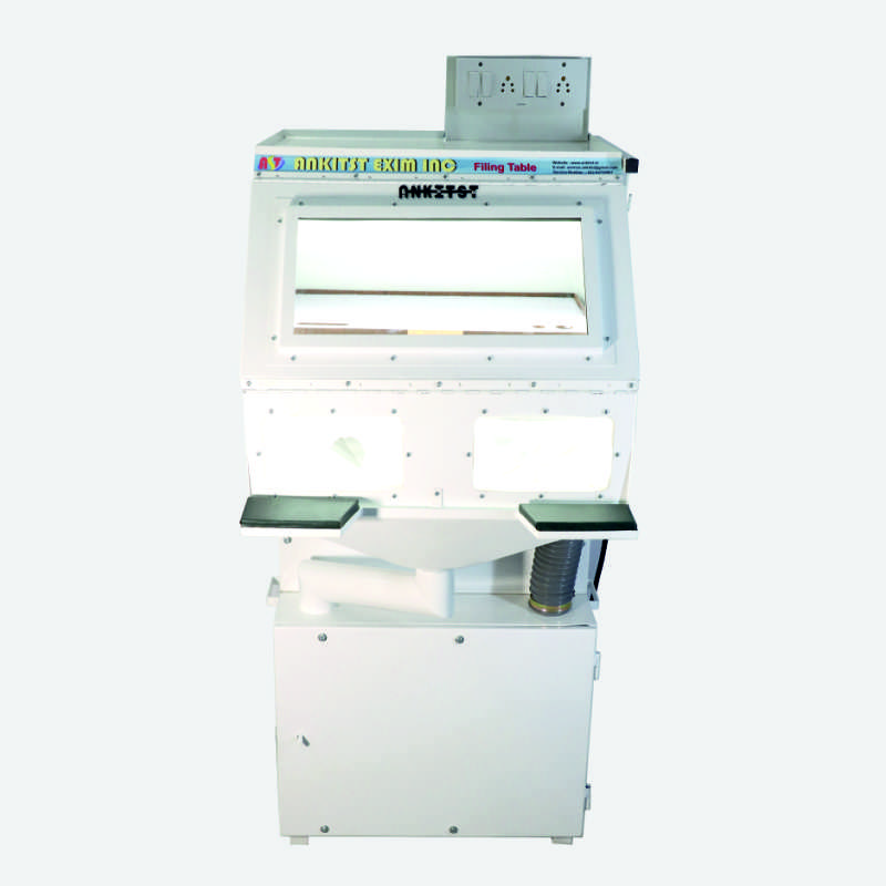 Filing Table with Dust Collector